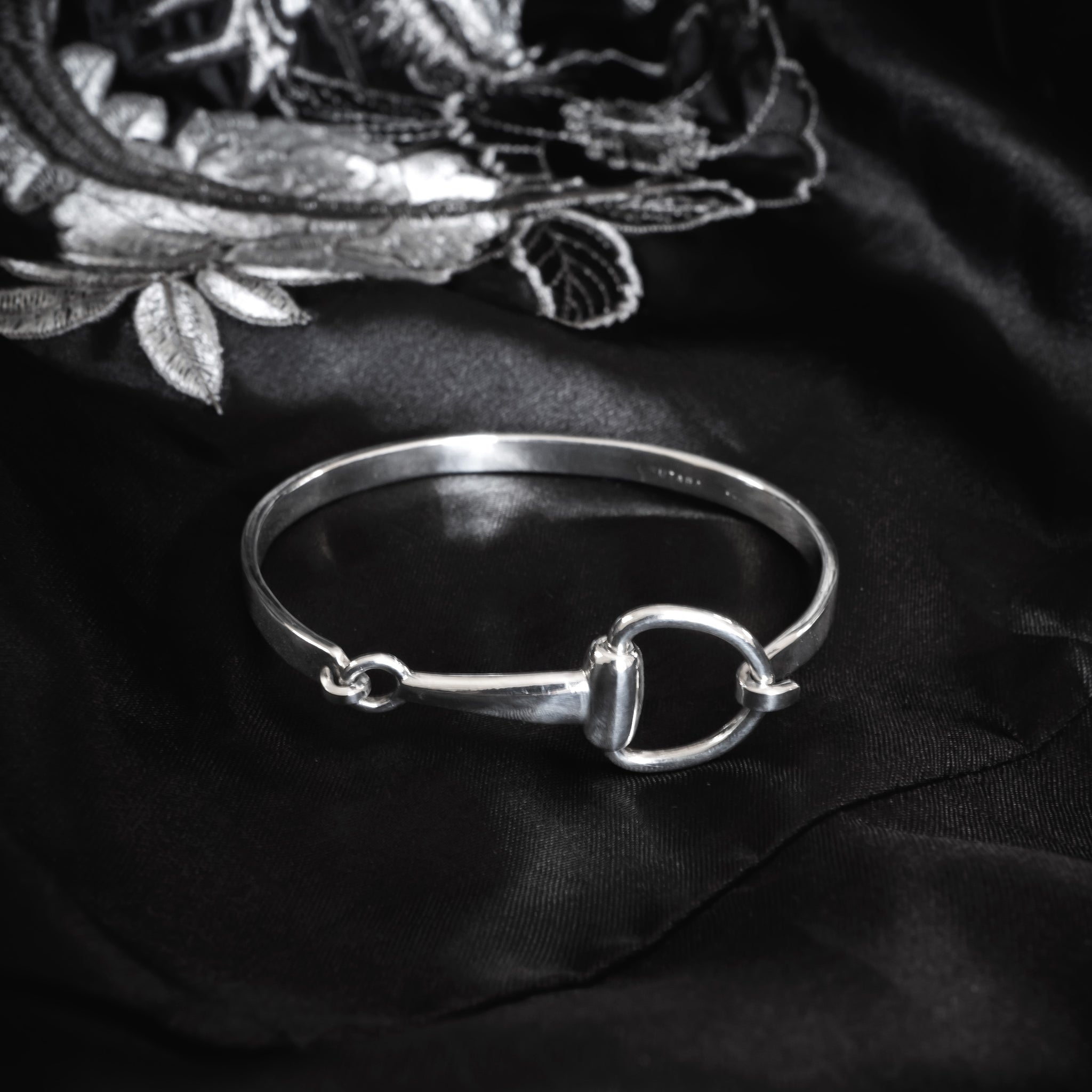 Snaffle Bit Bracelet Large - Sterling Silver | Futaba Hayashi