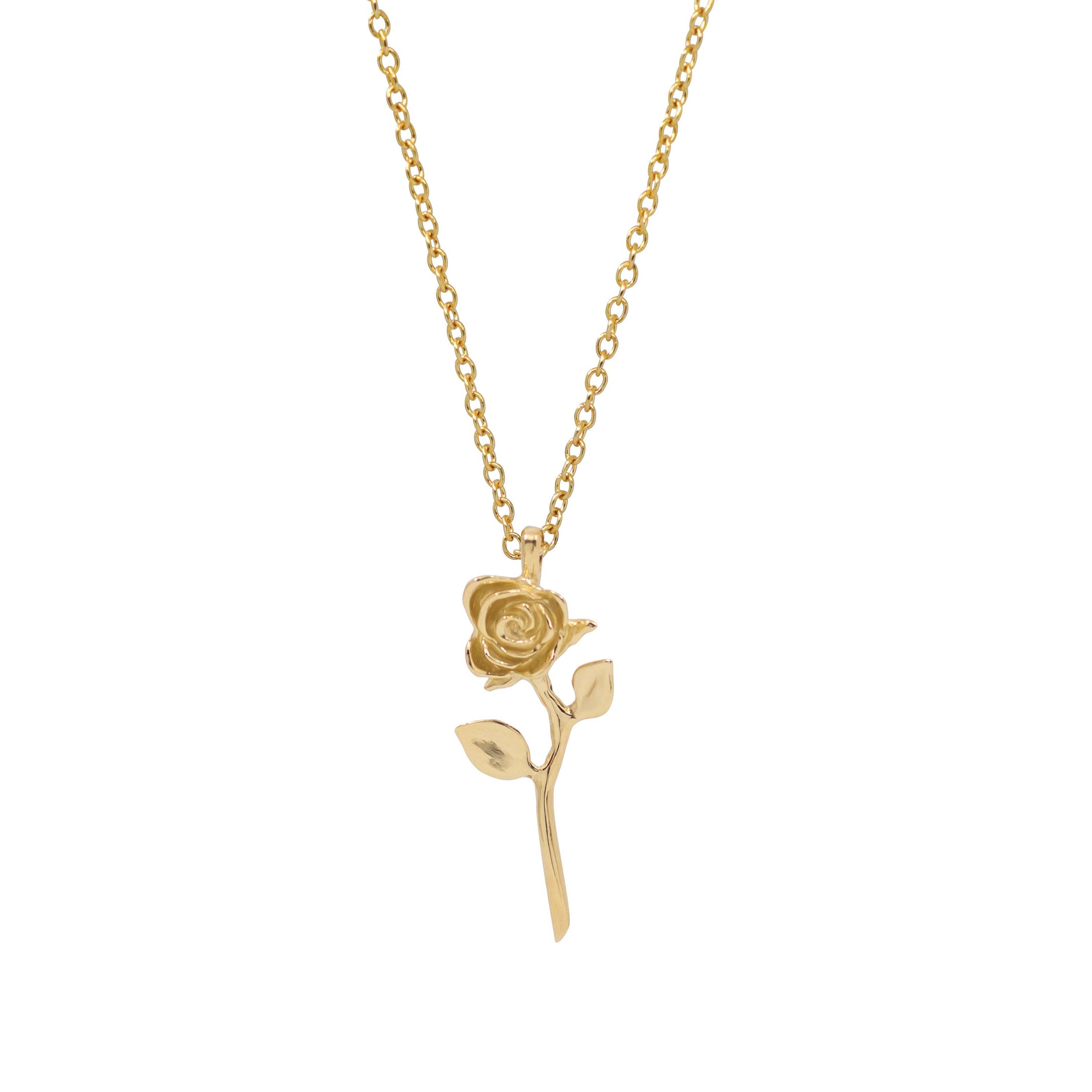 Devotion Rose Necklace - 14k Yellow Gold | Futaba Hayashi
